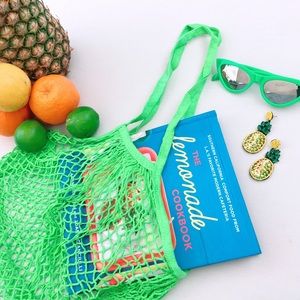 Bags | Lime Net Bag | Poshmark